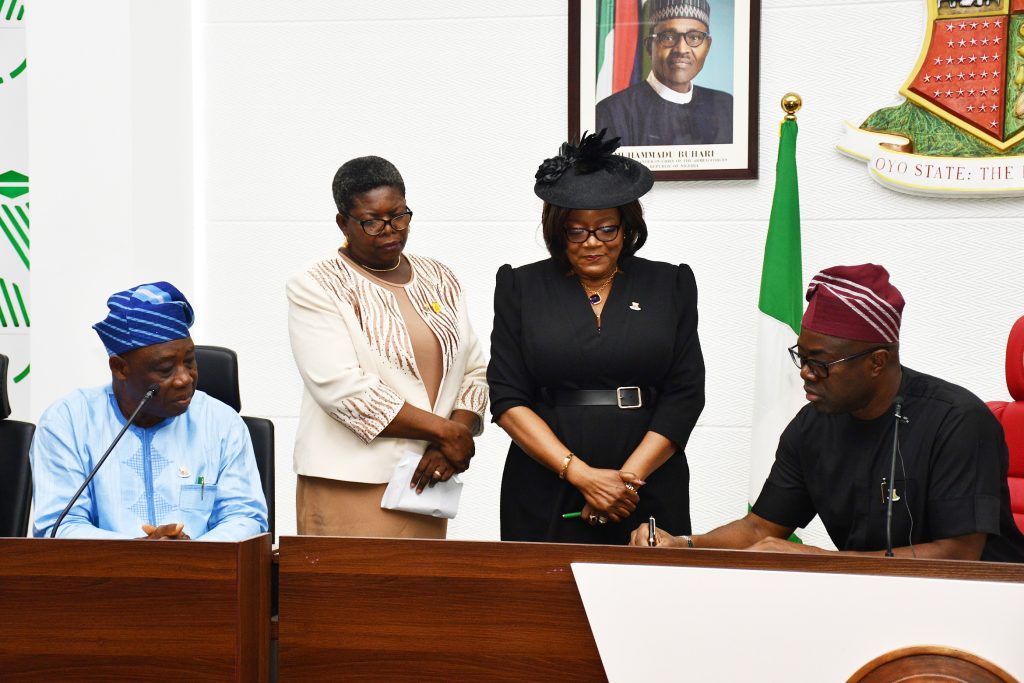 PHOTOS: Makinde Swears In Justice Iyabo Yerima As New Oyo Chief Judge